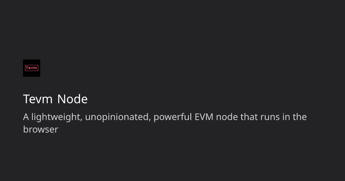 Tevm Node