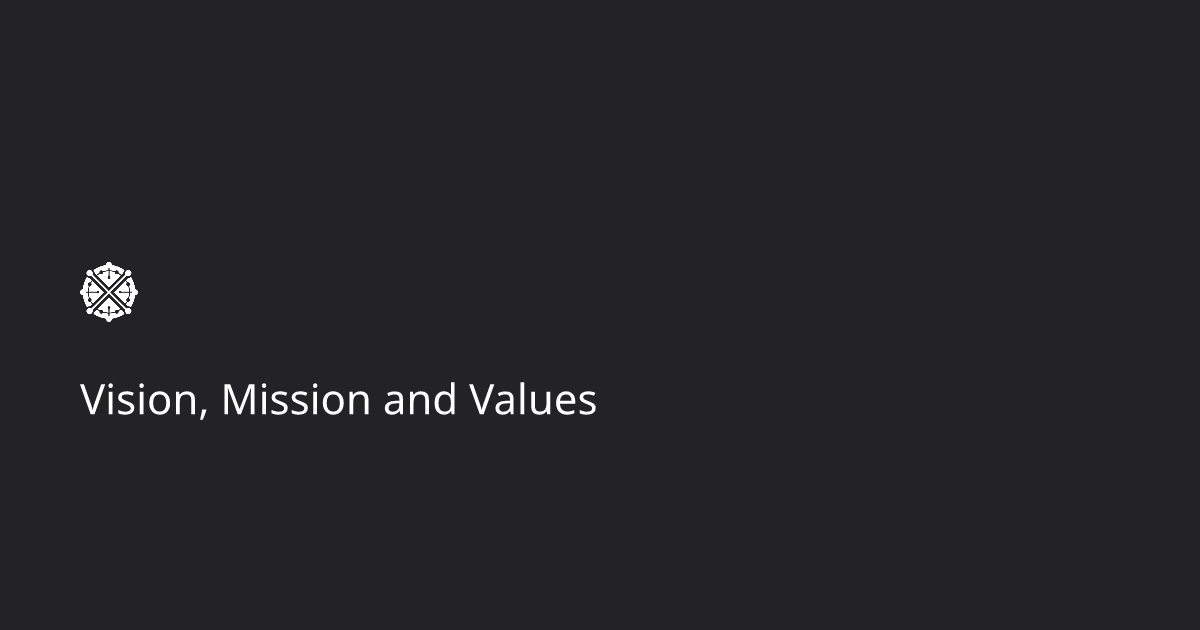 Vision, Mission and Values · Pontus-X Docs
