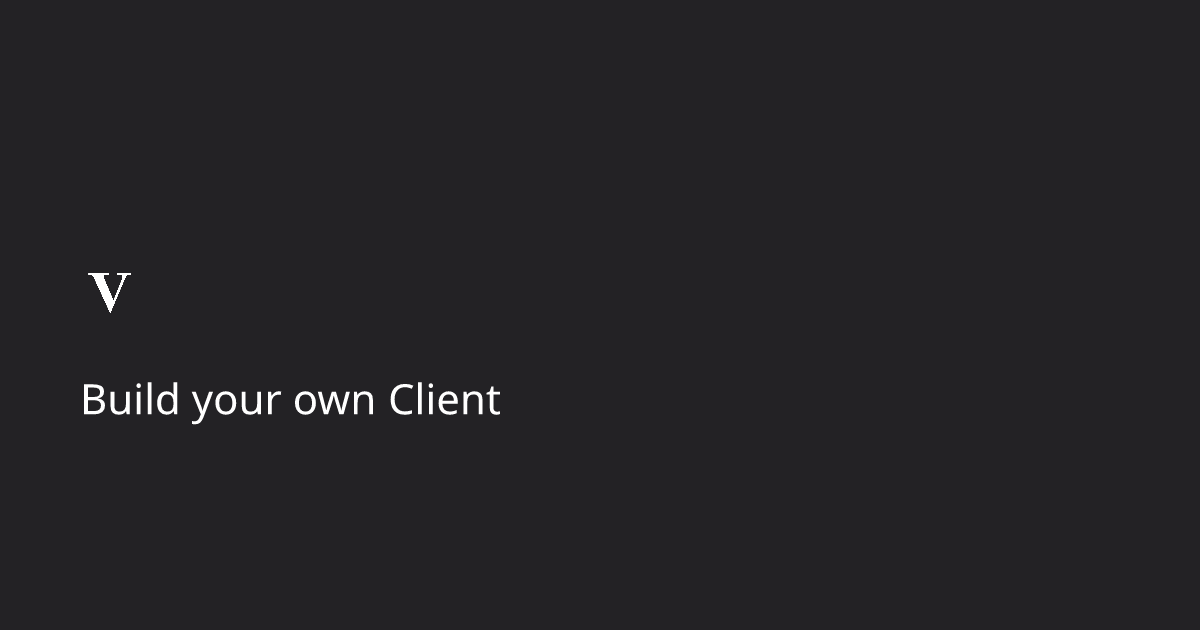 Build your own Client · Viem
